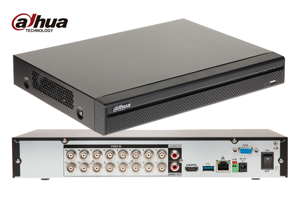 XVR UNV 16CH PENTAHIBRIDO 1080 LITE H265 1HDD IA