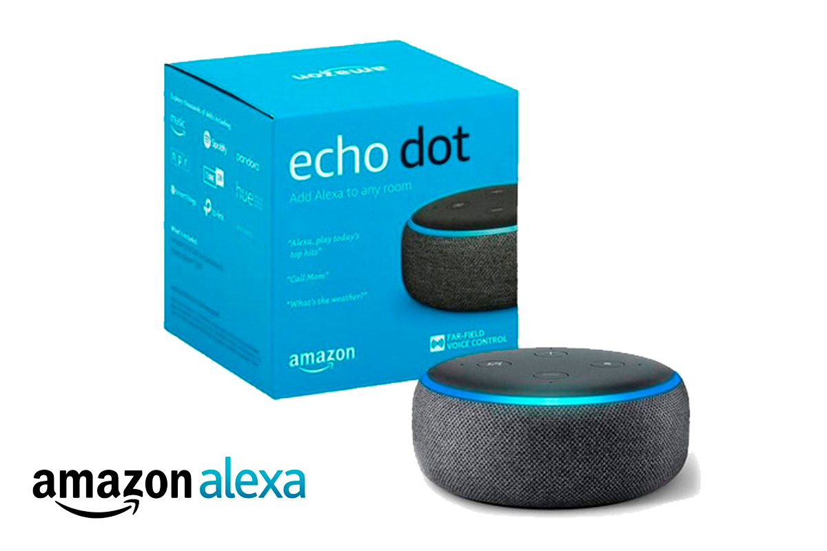 ALEXA CONTROLADOR ECHO DOT 3 NEGRO