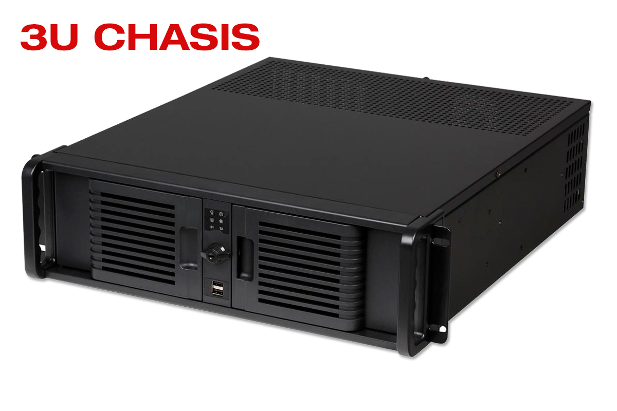 CHASIS 3U SERVER RACK MONTABLE SIN/FUENTE