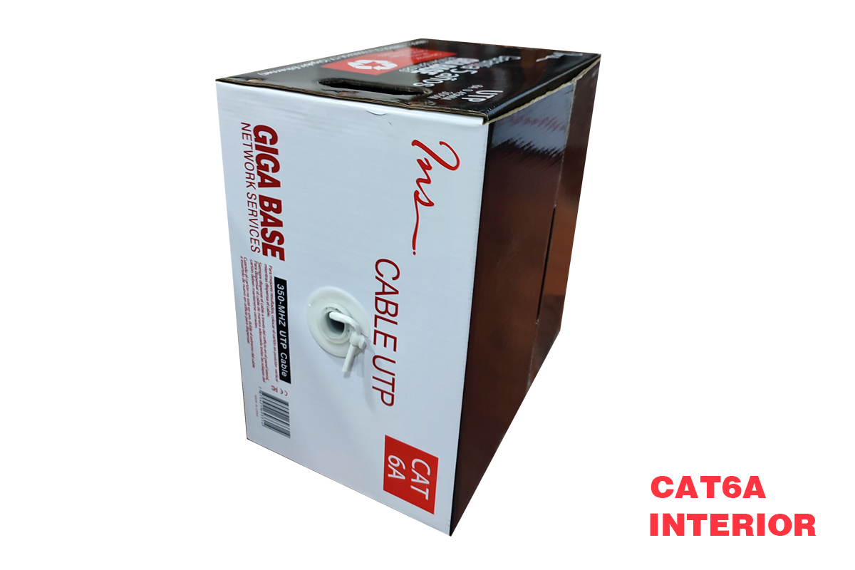 ROLLO CABLE UTP CAT 6A 305 METROS INTERIOR INS/ONIX